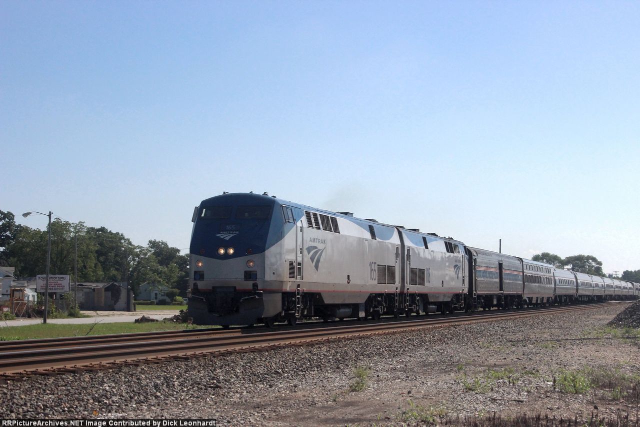 AMTK 165 on train 49